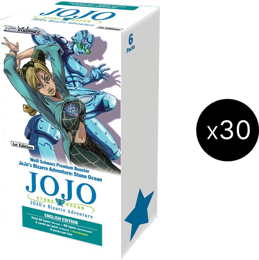 JoJo's Bizarre Adventure: Stone Ocean Premium Booster Box Case - JoJo's ...