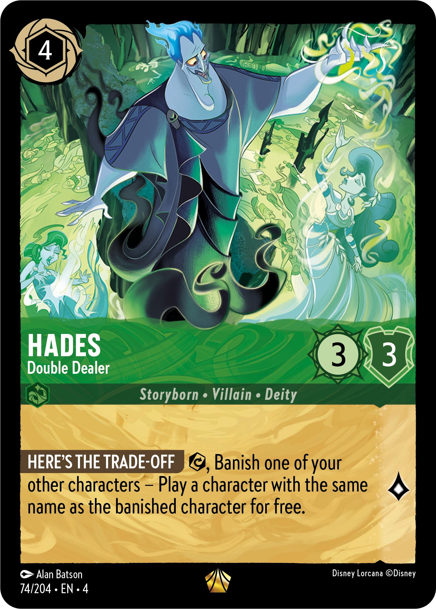 Hades - Double Dealer - Ursula's Return - Disney Lorcana