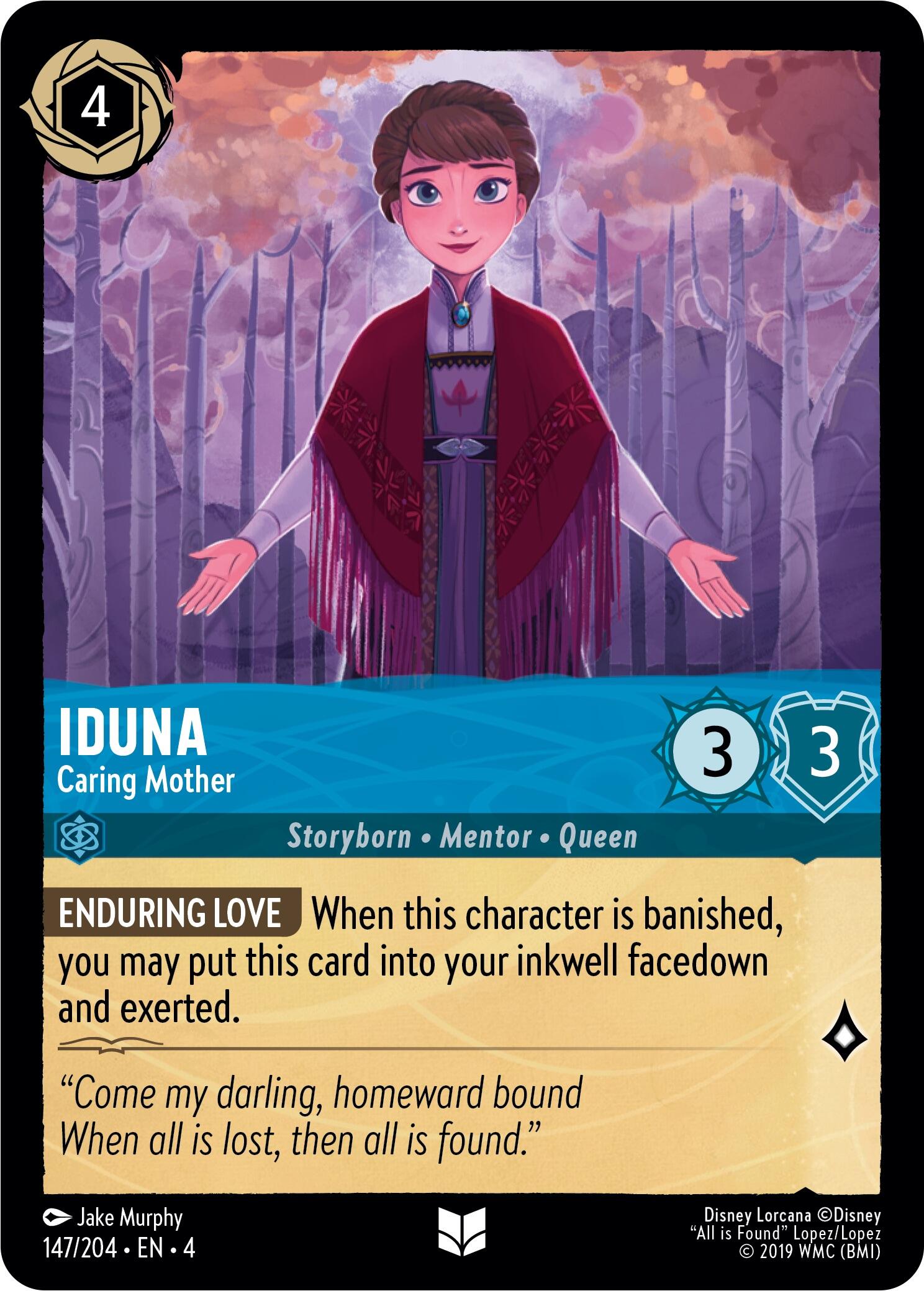 Iduna - Caring Mother - Ursula's Return - Disney Lorcana