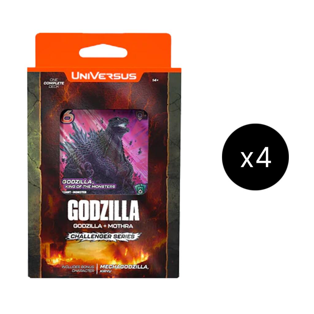 Challenger Series Deck: Godzilla and Mothra Display - Challenger Series ...