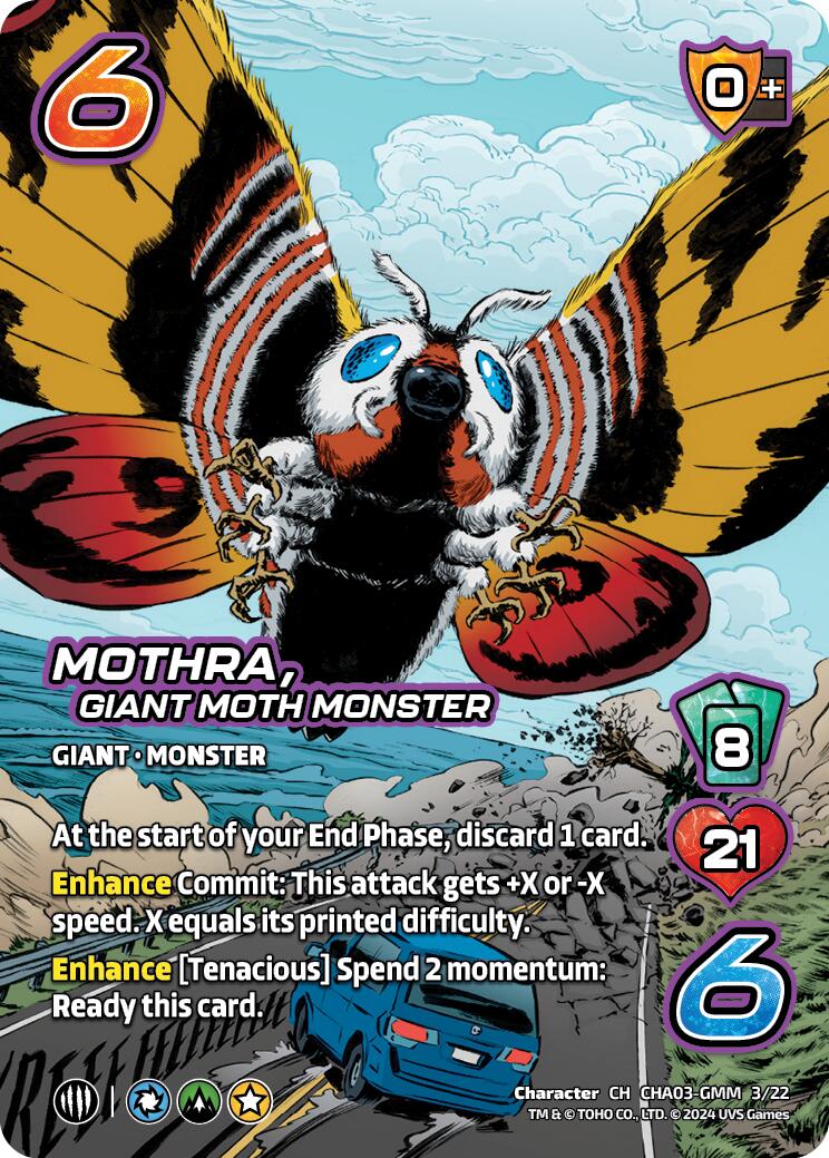 Mothra, Giant Moth Monster - Challenger Series: Godzilla - UniVersus