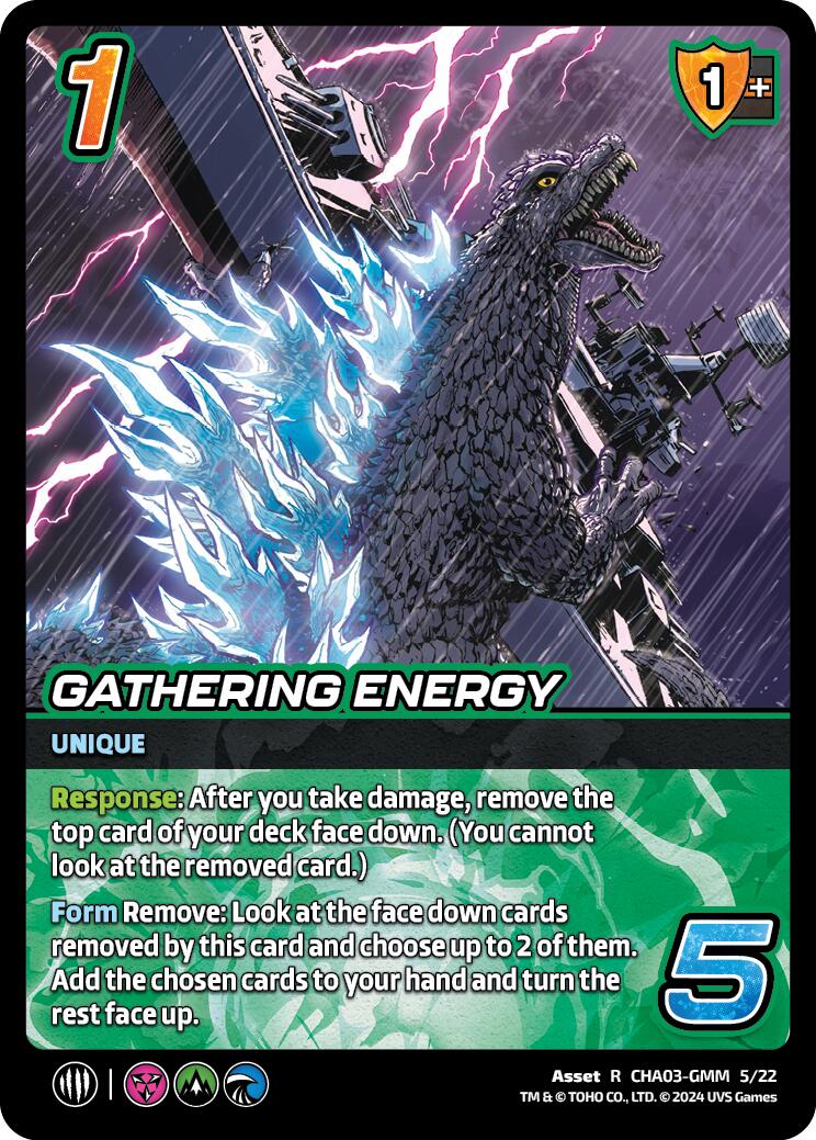 Gathering Energy - Challenger Series: Godzilla - UniVersus
