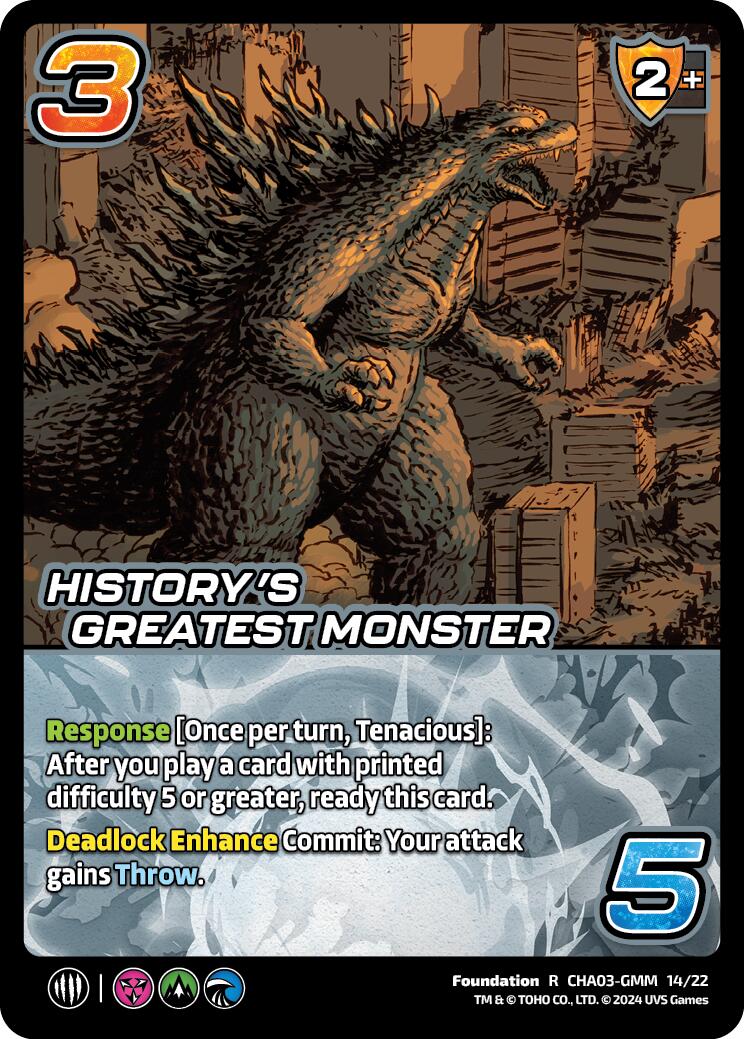History's Greatest Monster - Challenger Series: Godzilla - UniVersus
