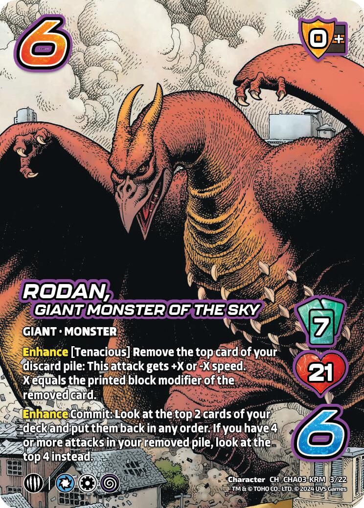 Rodan, Giant Monster of the Sky - Challenger Series: Godzilla - UniVersus