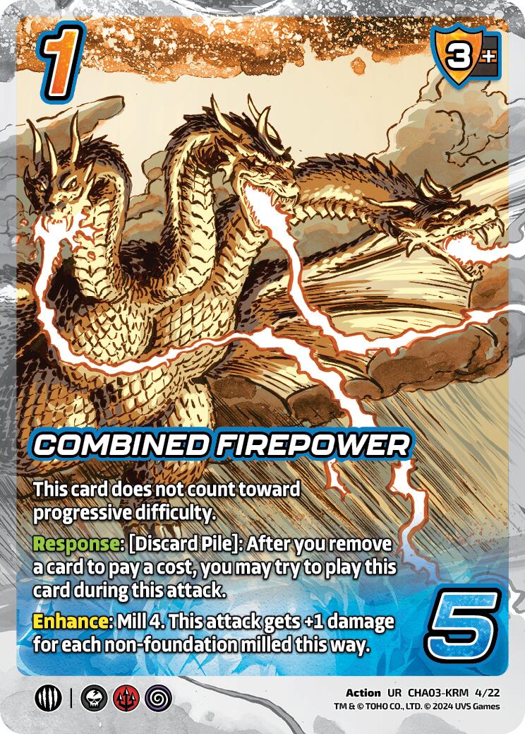 Combined Firepower - Challenger Series: Godzilla - UniVersus