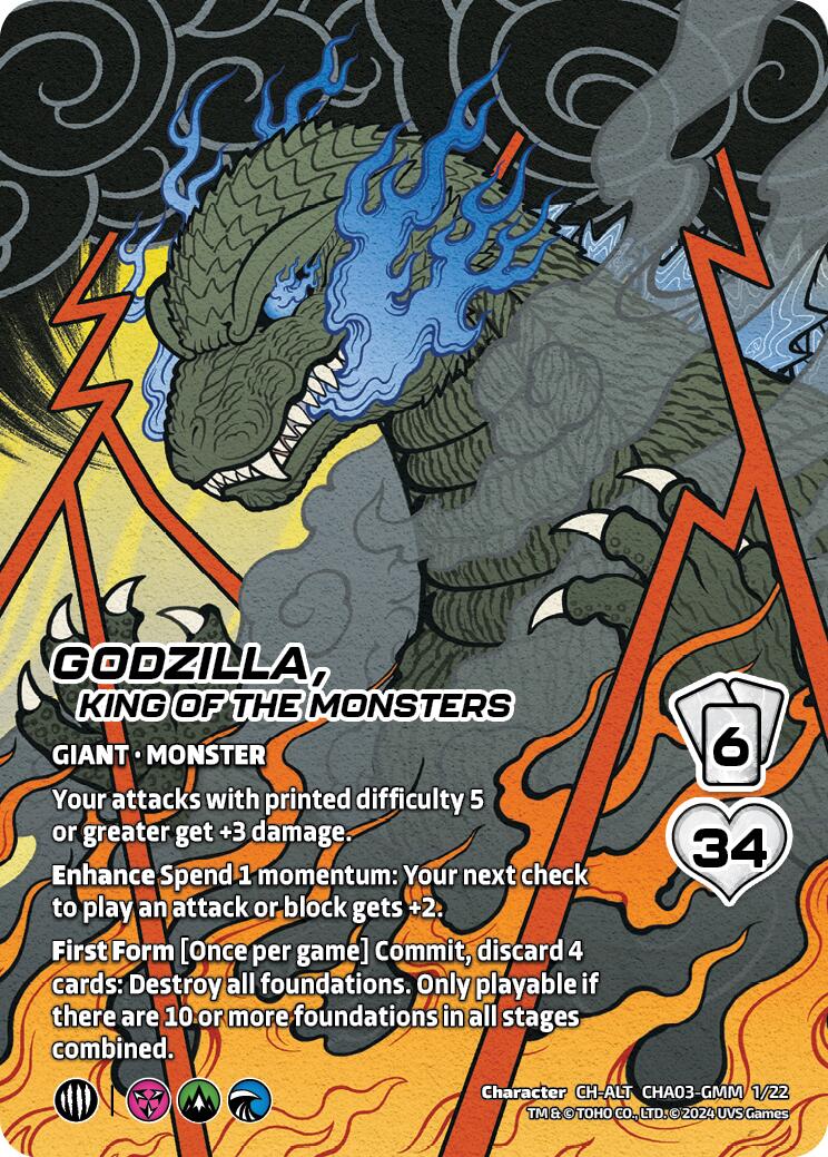Godzilla, King of the Monsters (Alternate Art) - Challenger Series ...