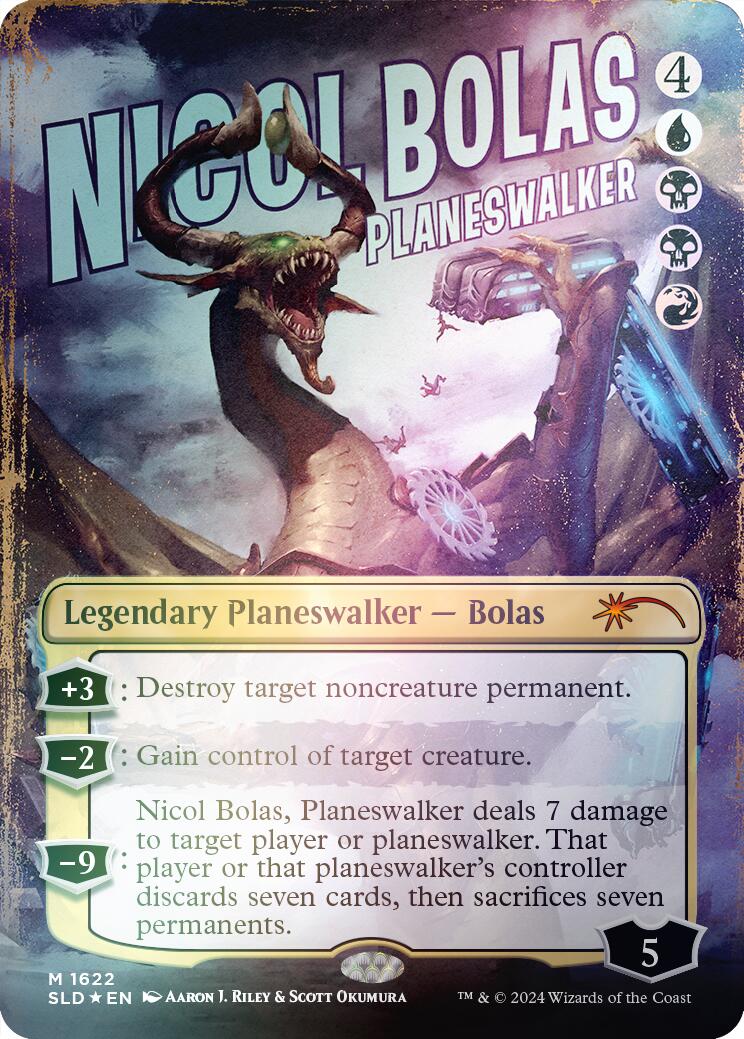 Nicol Bolas, Planeswalker (Rainbow Foil) - Secret Lair Drop Series - Magic: The Gathering