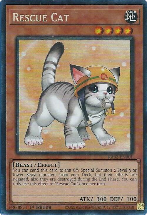 Rescue Cat (Alternate Art) (PCR) - 25th Anniversary Rarity Collection ...