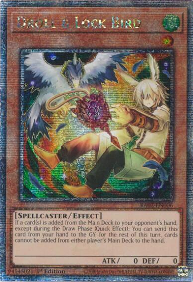 Droll & Lock Bird (Alternate Art) (Quarter Century Secret Rare) - 25th ...