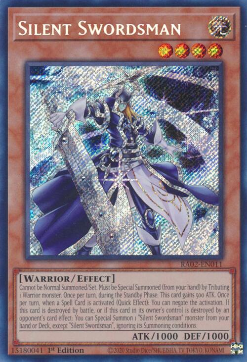Silent Swordsman (Secret Rare) - 25th Anniversary Rarity Collection II ...