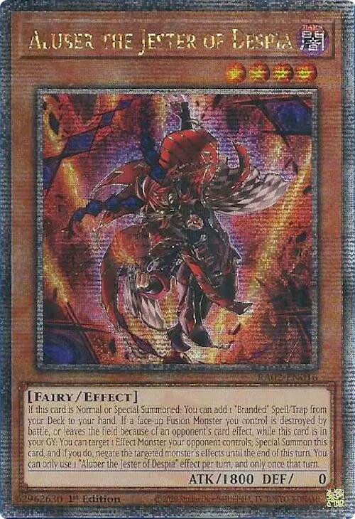 Aluber the Jester of Despia (Quarter Century Secret Rare) - 25th ...