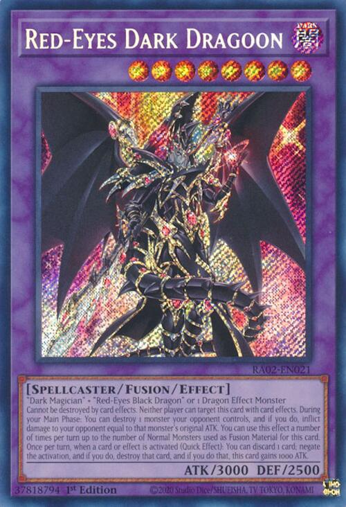 Red-Eyes Dark Dragoon (Secret Rare) - 25th Anniversary Rarity ...