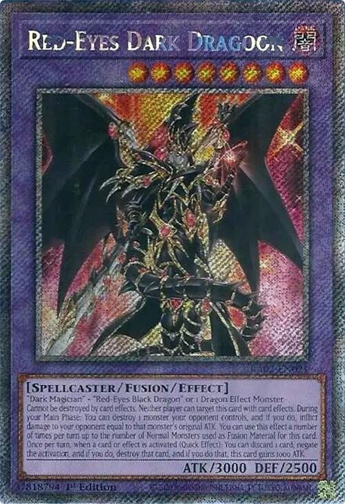 Red-Eyes Dark Dragoon (Platinum Secret Rare) - 25th Anniversary Rarity Collection II - YuGiOh