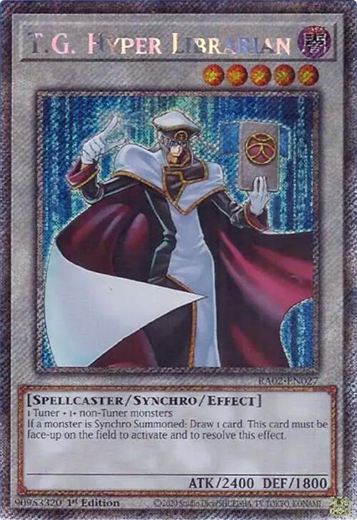 T.G. Hyper Librarian (Platinum Secret Rare) - 25th Anniversary Rarity ...