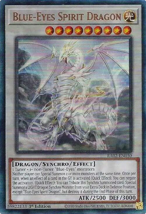 Blue-Eyes Spirit Dragon (PUR) - 25th Anniversary Rarity Collection II - YuGiOh
