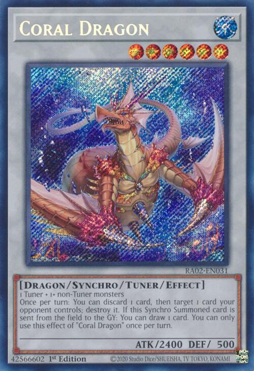 Coral Dragon (Secret Rare) - 25th Anniversary Rarity Collection II - YuGiOh