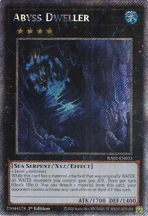 Abyss Dweller (Platinum Secret Rare) - 25th Anniversary Rarity ...