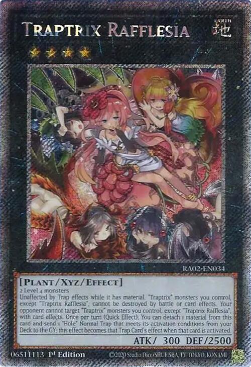 Traptrix Rafflesia (Platinum Secret Rare) - 25th Anniversary Rarity ...
