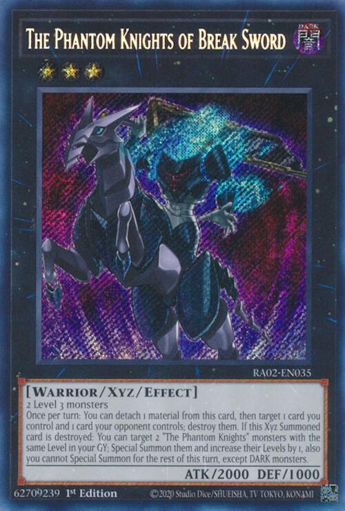 The Phantom Knights of Break Sword (Secret Rare) - 25th Anniversary ...