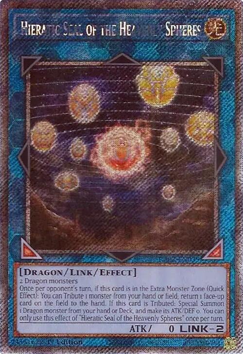 Hieratic Seal of the Heavenly Spheres (Platinum Secret Rare) - 25th ...