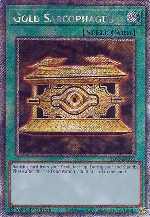 Gold Sarcophagus (Platinum Secret Rare) - 25th Anniversary Rarity Collection II - YuGiOh