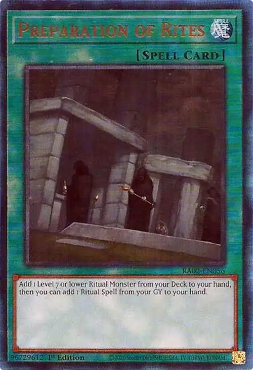 Preparation of Rites (PUR) - 25th Anniversary Rarity Collection II - YuGiOh