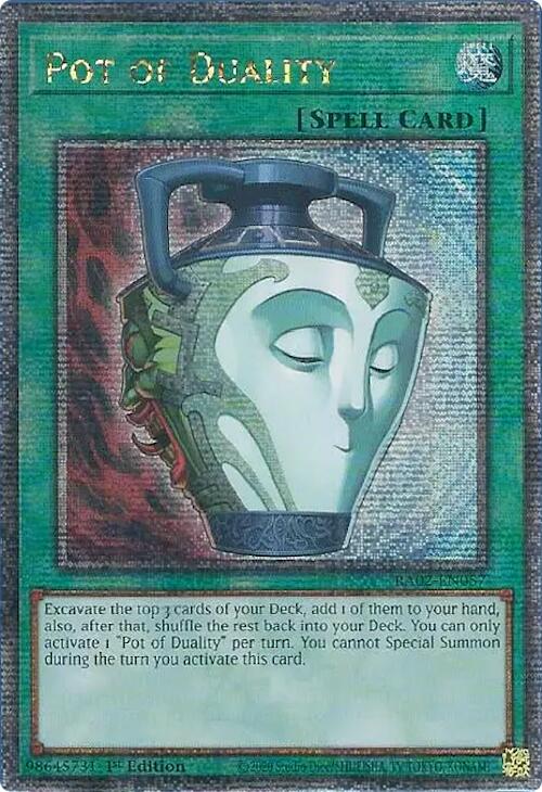 Pot of Duality (Quarter Century Secret Rare) - 25th Anniversary Rarity ...