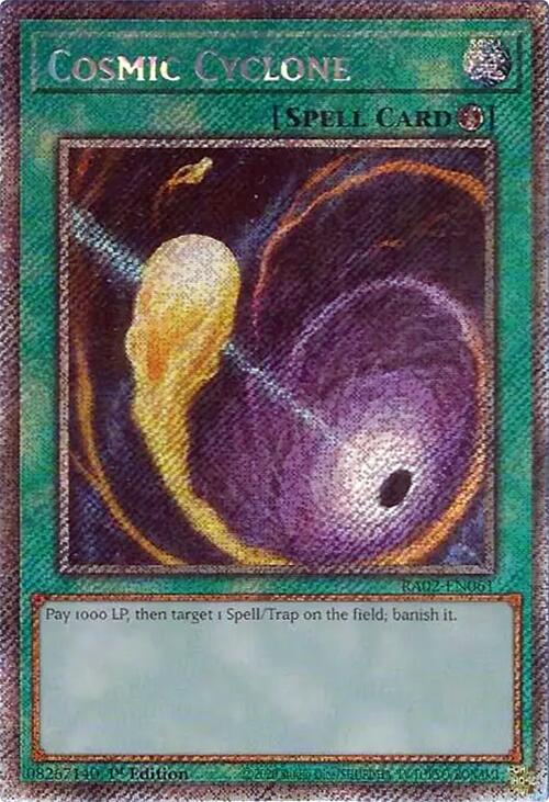 Cosmic Cyclone (Platinum Secret Rare) - 25th Anniversary Rarity ...