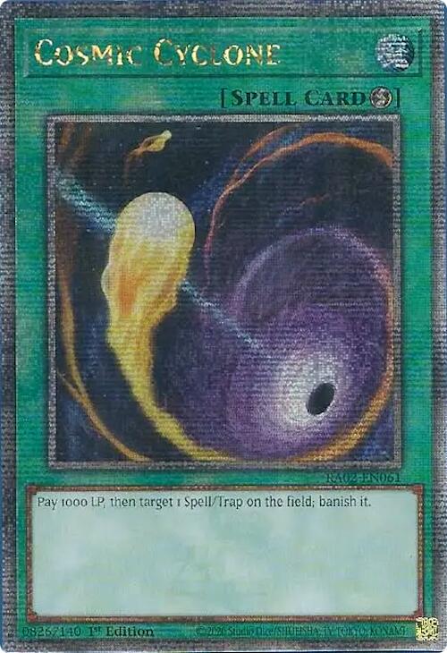 Cosmic Cyclone (Quarter Century Secret Rare) - 25th Anniversary Rarity ...