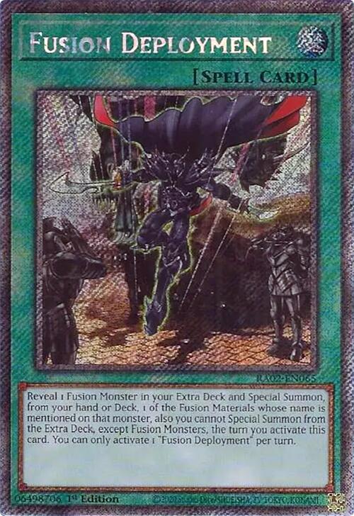 Fusion Deployment (Platinum Secret Rare) - 25th Anniversary Rarity Collection II - YuGiOh