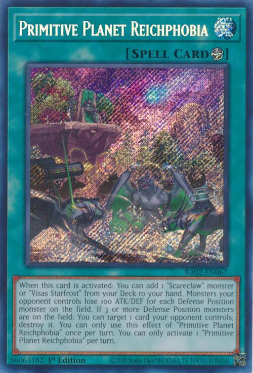 Primitive Planet Reichphobia (Secret Rare) - 25th Anniversary Rarity ...