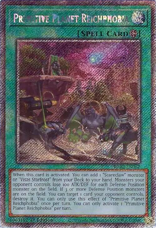 Primitive Planet Reichphobia (Platinum Secret Rare) - 25th Anniversary Rarity Collection II - YuGiOh