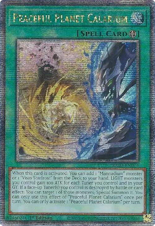 Peaceful Planet Calarium (Quarter Century Secret Rare) - 25th ...