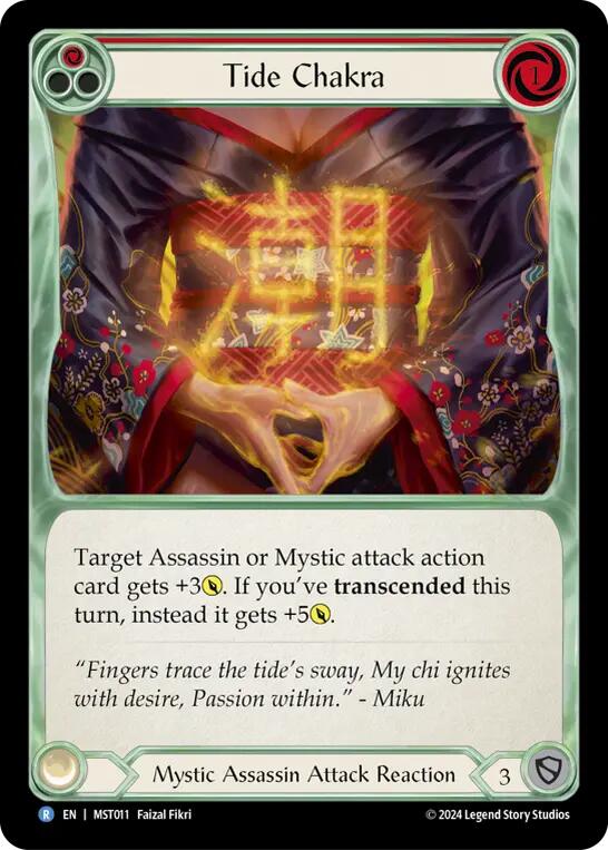 Tide Chakra (Red) - Part the Mistveil - Flesh and Blood TCG