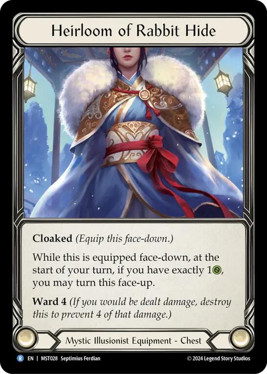Heirloom of Rabbit Hide - Part the Mistveil - Flesh and Blood TCG