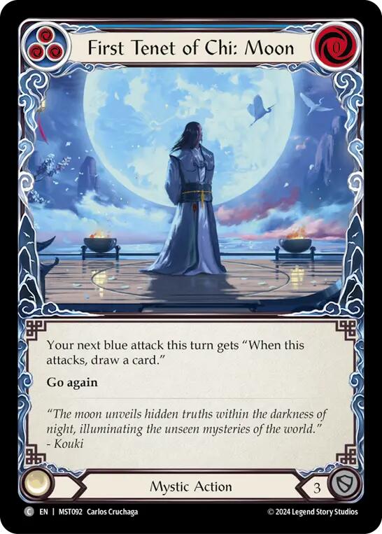First Tenet of Chi: Moon - Part the Mistveil - Flesh and Blood TCG