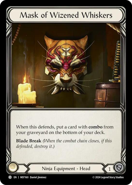 Mask of Wizened Whiskers - Part the Mistveil - Flesh and Blood TCG