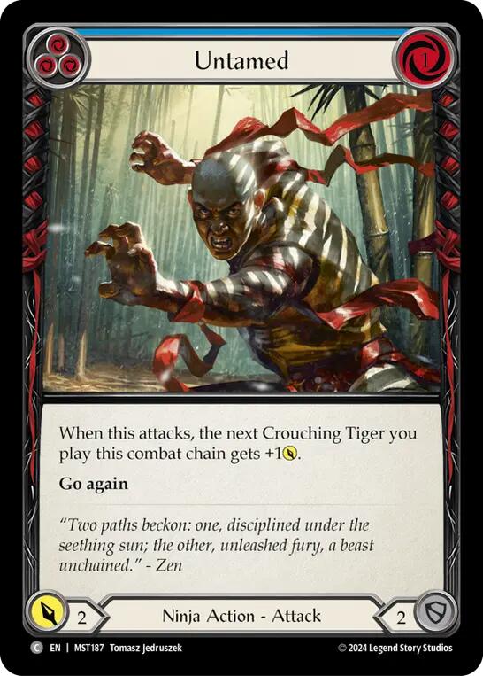 Untamed (Blue) - Part the Mistveil - Flesh and Blood TCG