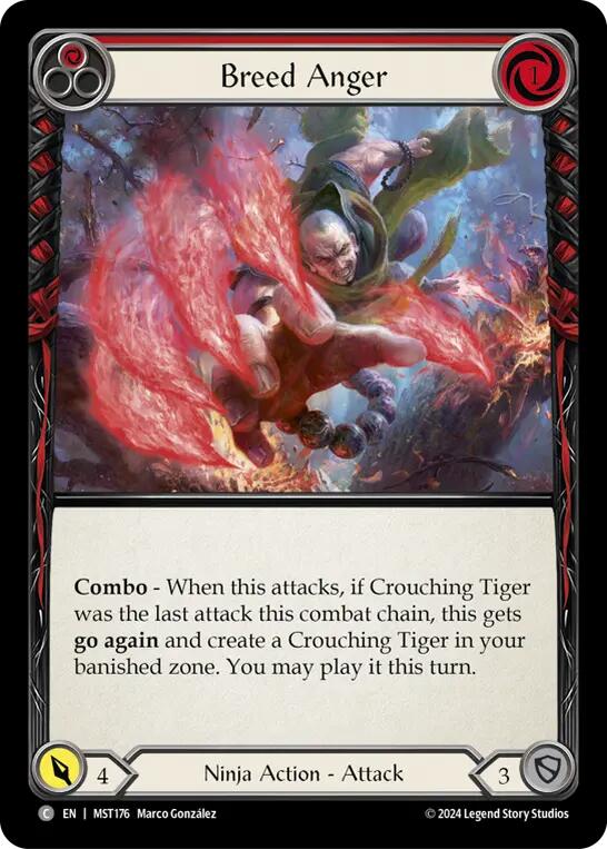 Breed Anger (Red) - Part the Mistveil - Flesh and Blood TCG