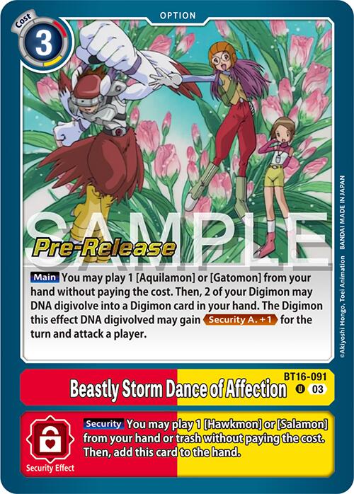 Beastly Storm Dance of Affection - Beginning Observer Pre-Release Cards ...
