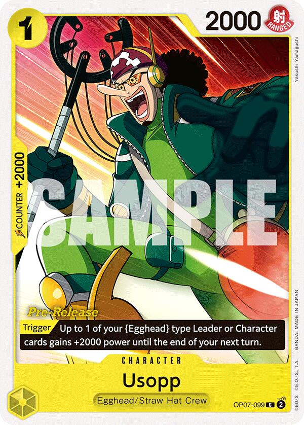 Usopp - 500 Years in the Future Pre-Release Cards - One Piece Card Game