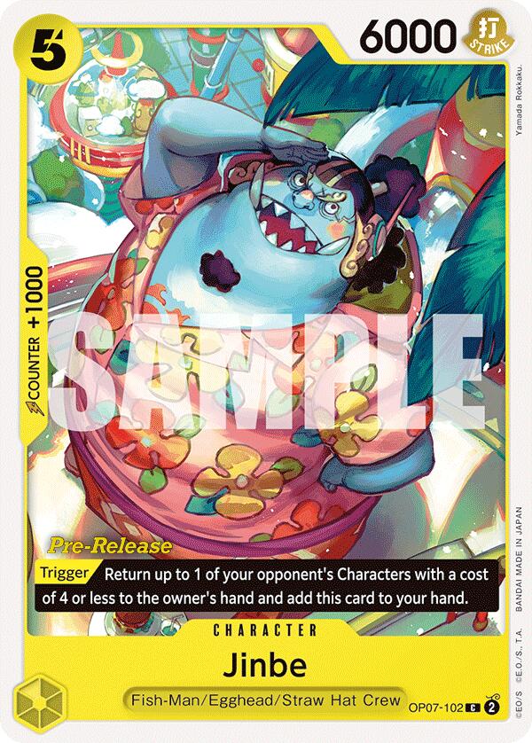 Jinbe (102) - 500 Years in the Future Pre-Release Cards - One Piece ...