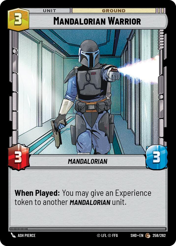 Mandalorian Warrior - Shadows of the Galaxy - Star Wars: Unlimited
