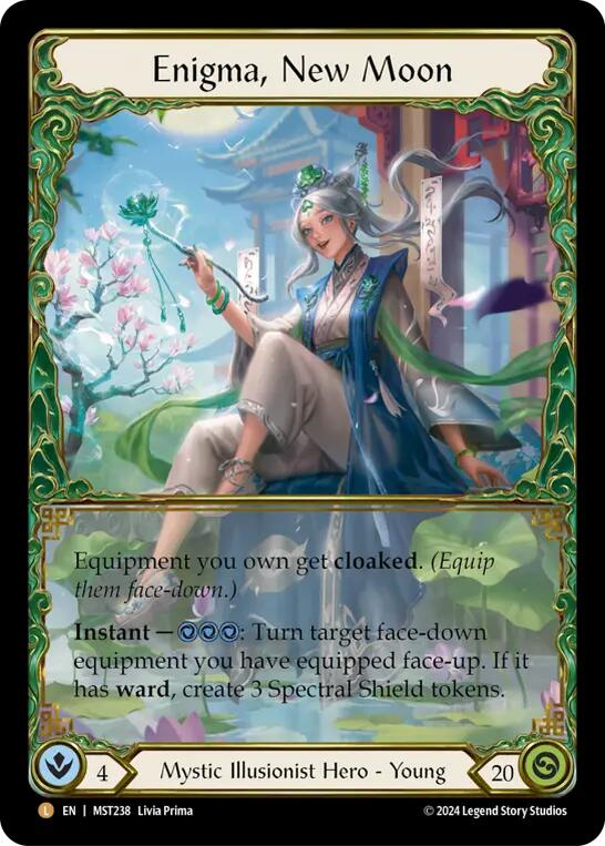 Enigma, New Moon - Part the Mistveil - Flesh and Blood TCG