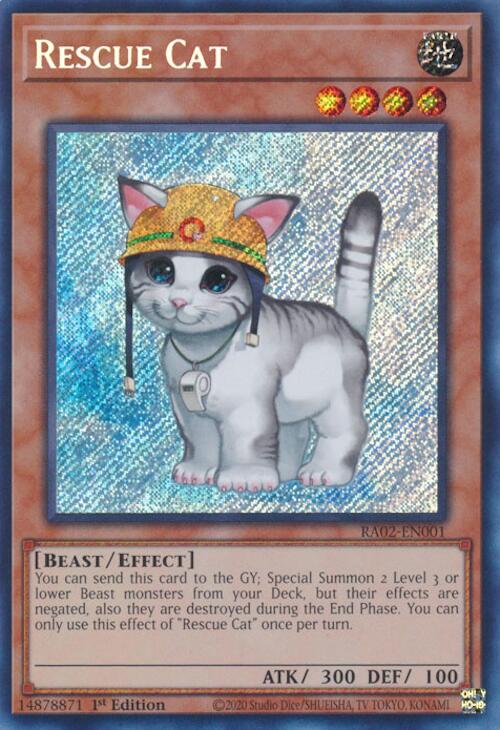 Rescue Cat (Secret Rare) - 25th Anniversary Rarity Collection II - YuGiOh