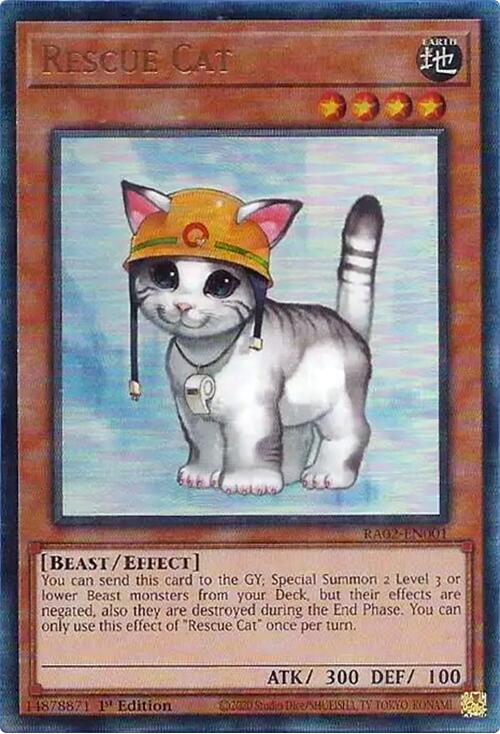 Rescue Cat (PUR) - 25th Anniversary Rarity Collection II - YuGiOh