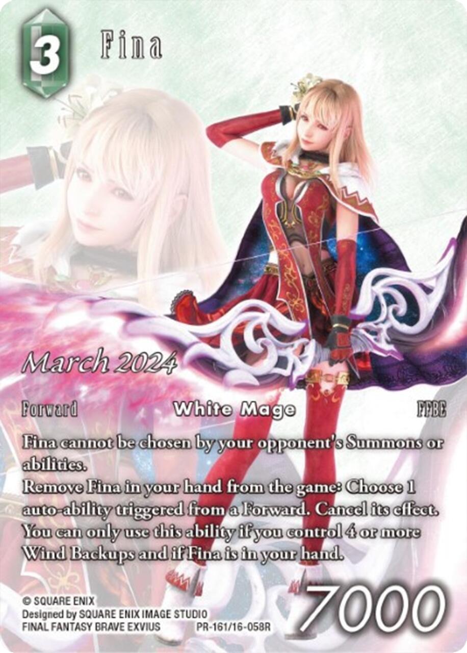 Fina (March 2024) - FF: Promo Cards - Final Fantasy TCG