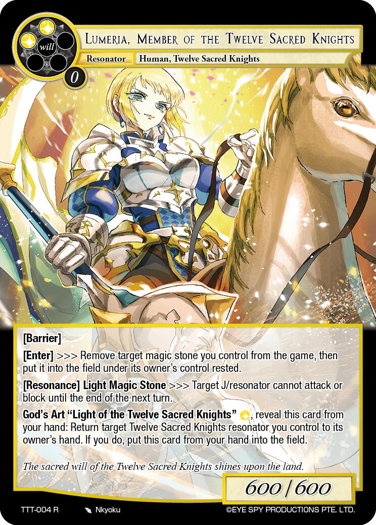Lumeria, Member of the Twelve Sacred Knights - Thoth of the Trinity ...