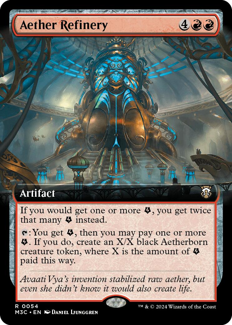 Aether Refinery (Extended Art) (Ripple Foil) - Commander: Modern ...