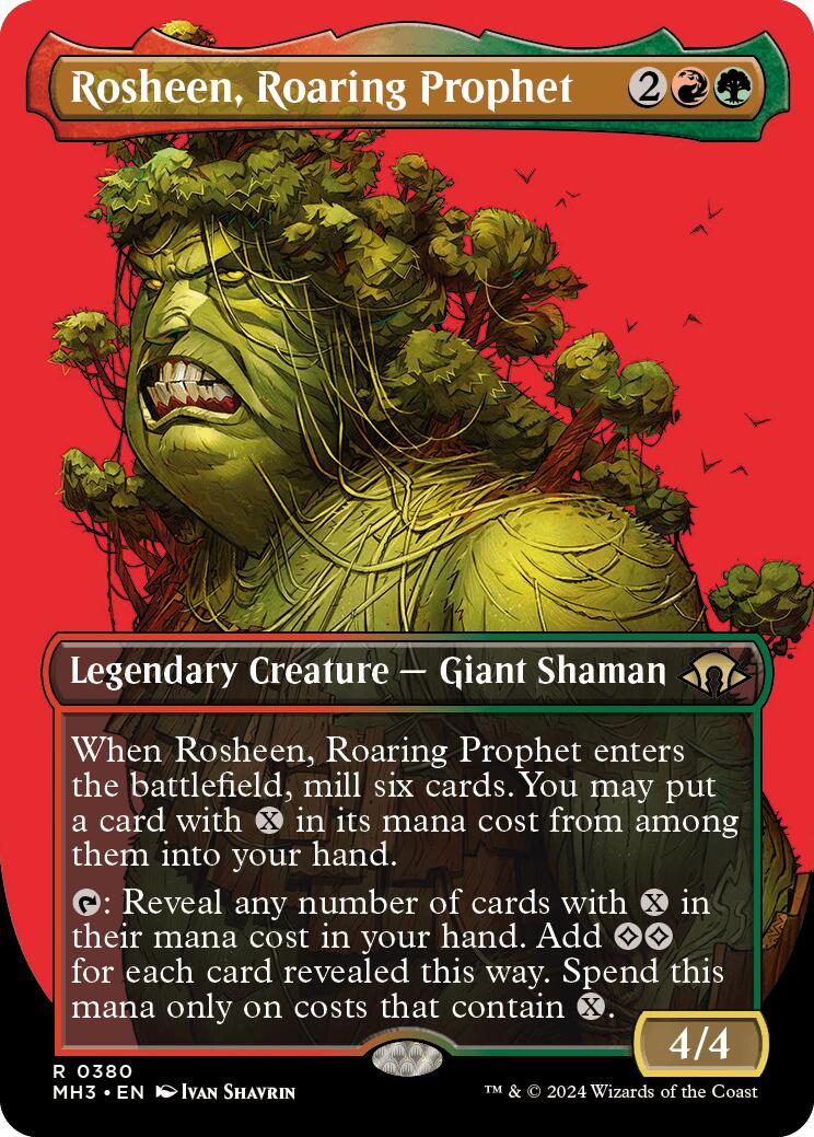 Rosheen, Roaring Prophet (Borderless) - Modern Horizons 3 - Magic: The ...